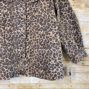 Free People | Jackets & Coats | Free People Seize The Day Leopard Print ...